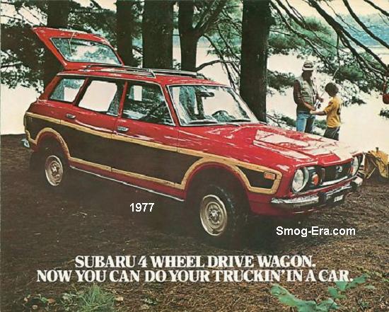 Subaru 4WD Wagon - Smog-Era.com 70s 80s Cars